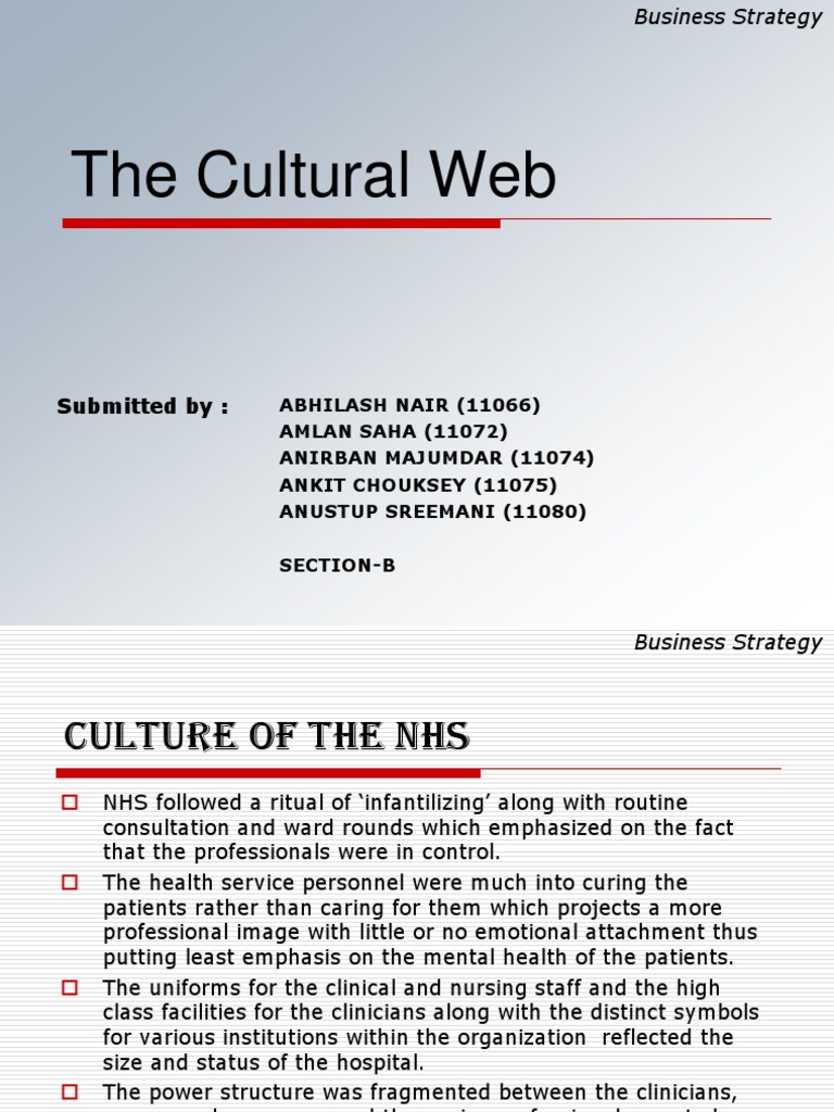 NHS Culture and Strategy Analysis | PDF | National Health Service ...