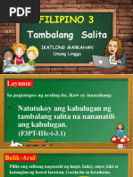 Filipino Module 1 Grade 3 | PDF