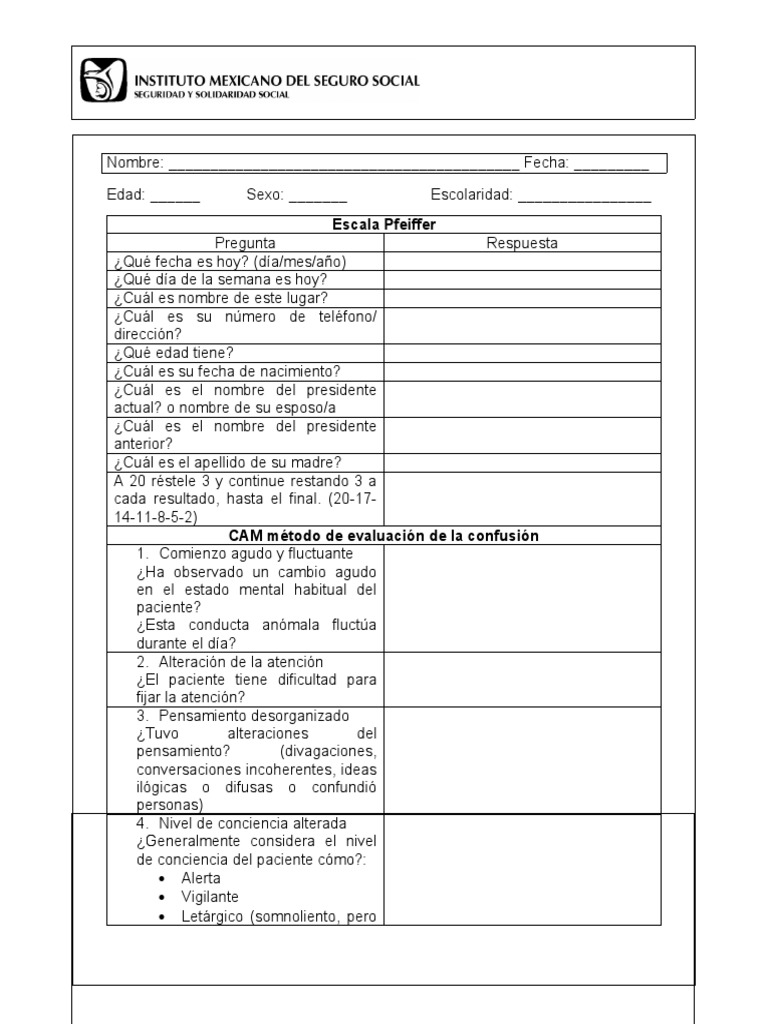 Escalas Con Formato | PDF | Enfermedades y trastornos | Causas de la muerte