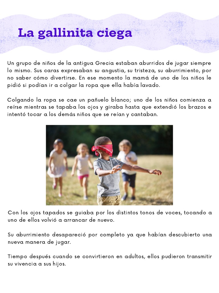 La Gallinita Ciega E1 - 1prim Lectura | PDF