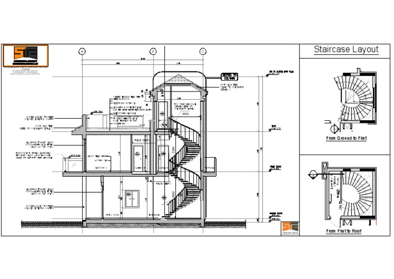 Staircase Layout: From Ground To First | PDF