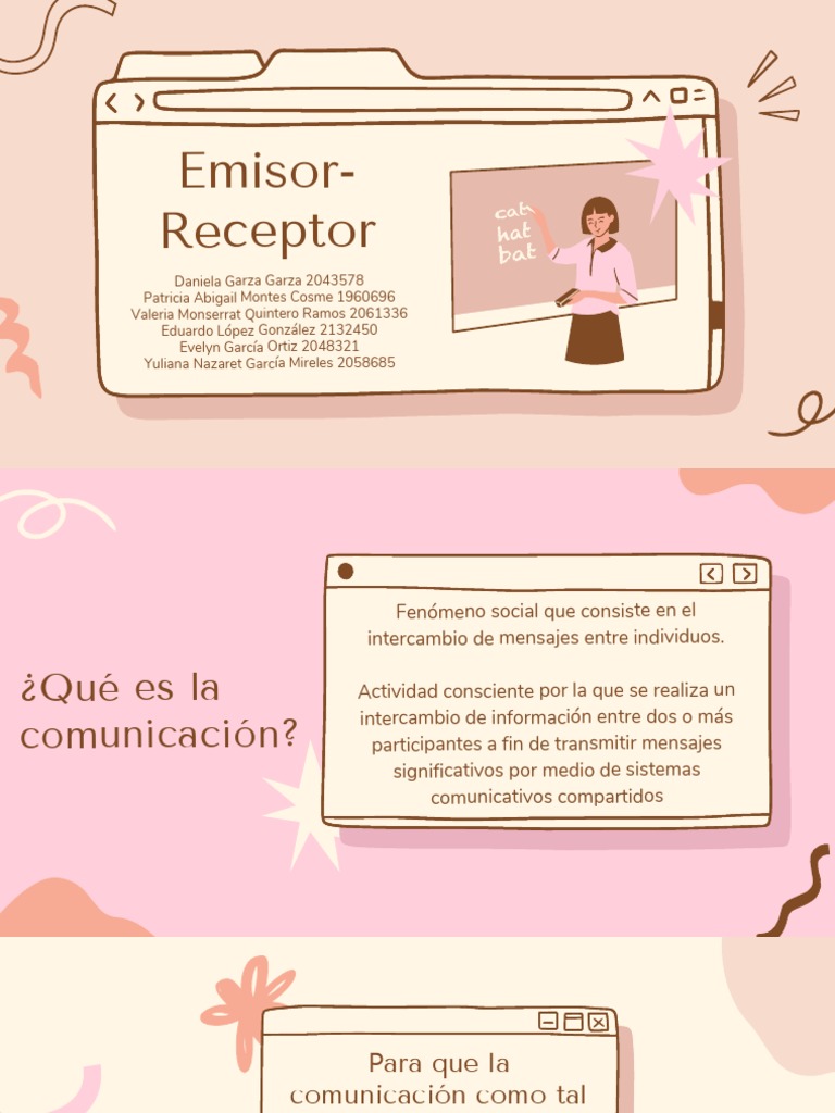 Emisor Receptor | PDF | Comunicación | Cognición