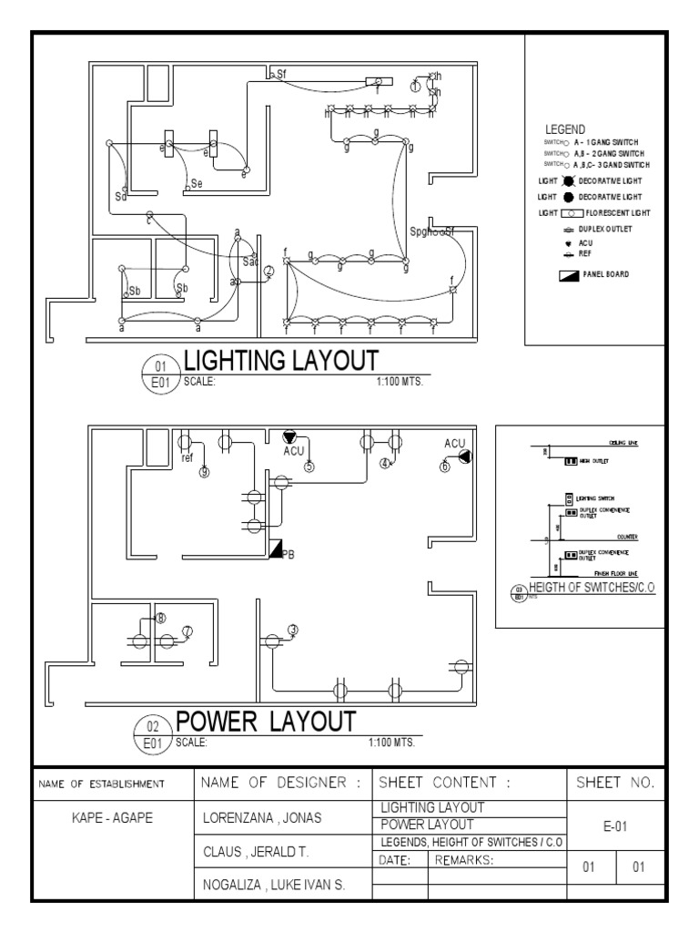 Electrical Layout | PDF