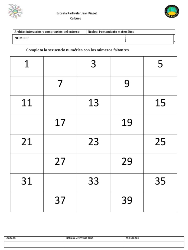 Guia Matematica Kinder 20 | PDF