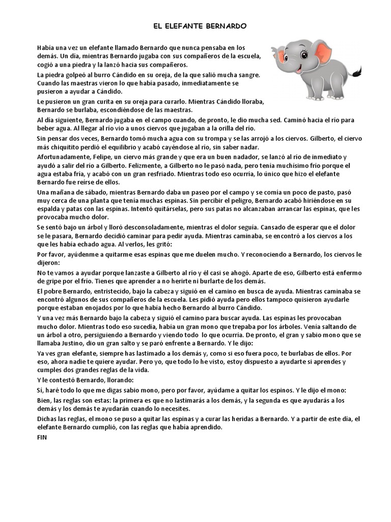 El Elefante Bernardo | PDF