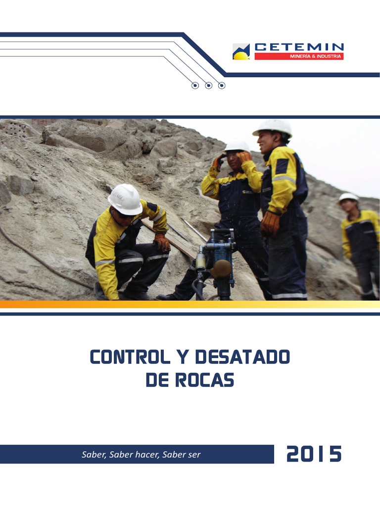 Control Y Desatado de Rocas: Saber, Saber Hacer, Saber Ser | PDF | Roca ...