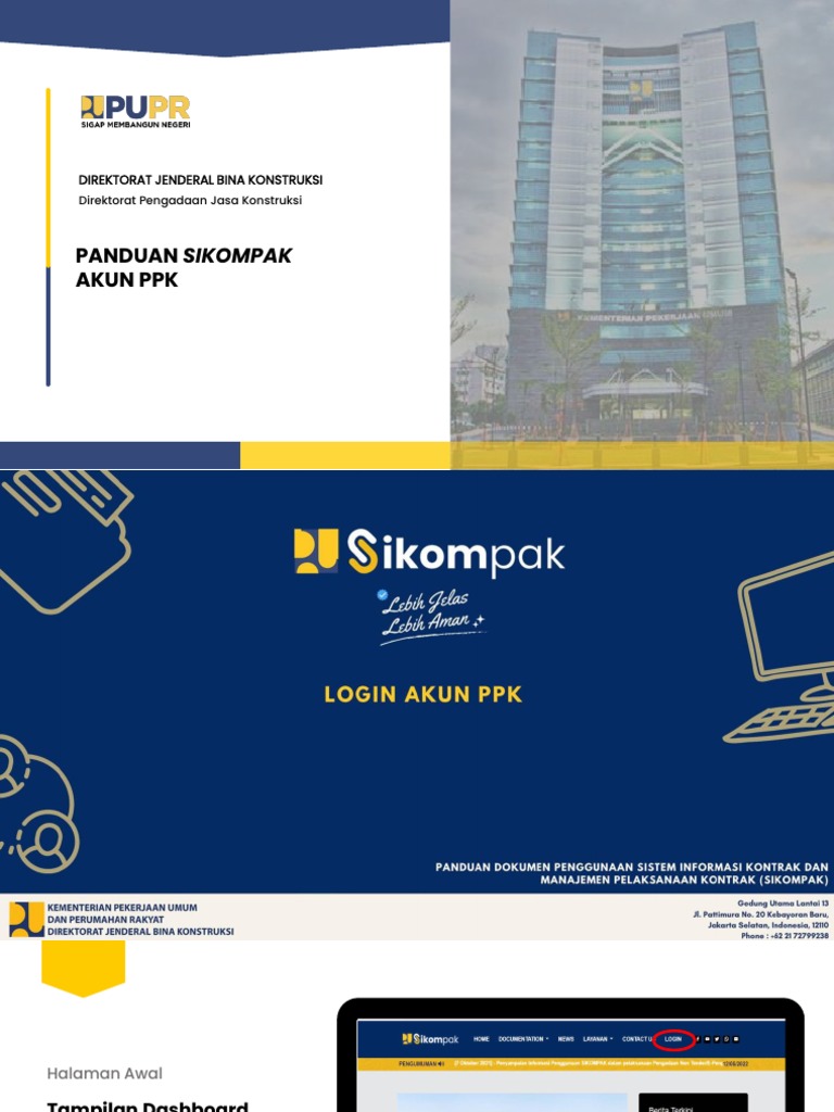 Panduan Penggunaan Aplikasi SIKOMPAK | PDF