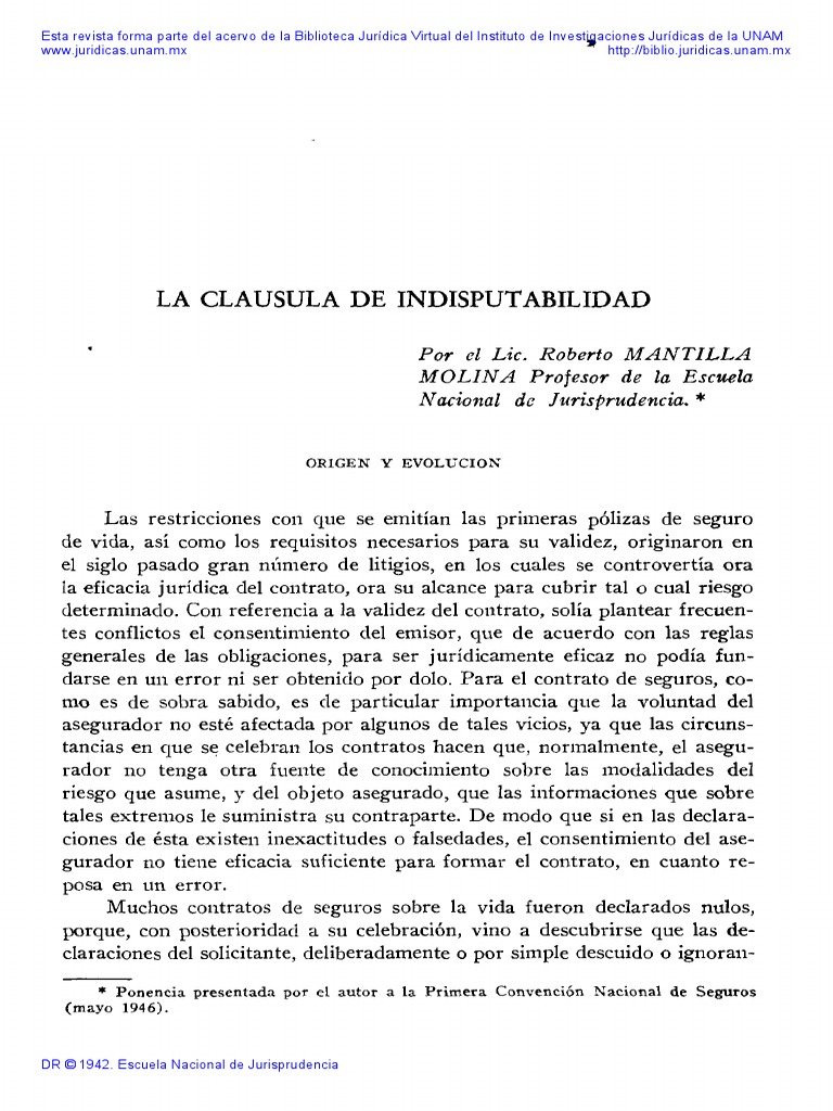 Clausula de Indisputabilidad | PDF | Política | Derecho