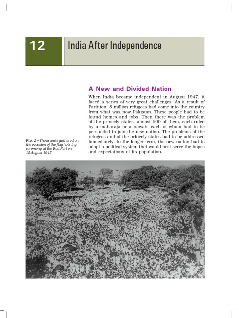 12 - India After Independence | PDF | Non Aligned Movement | Dalit