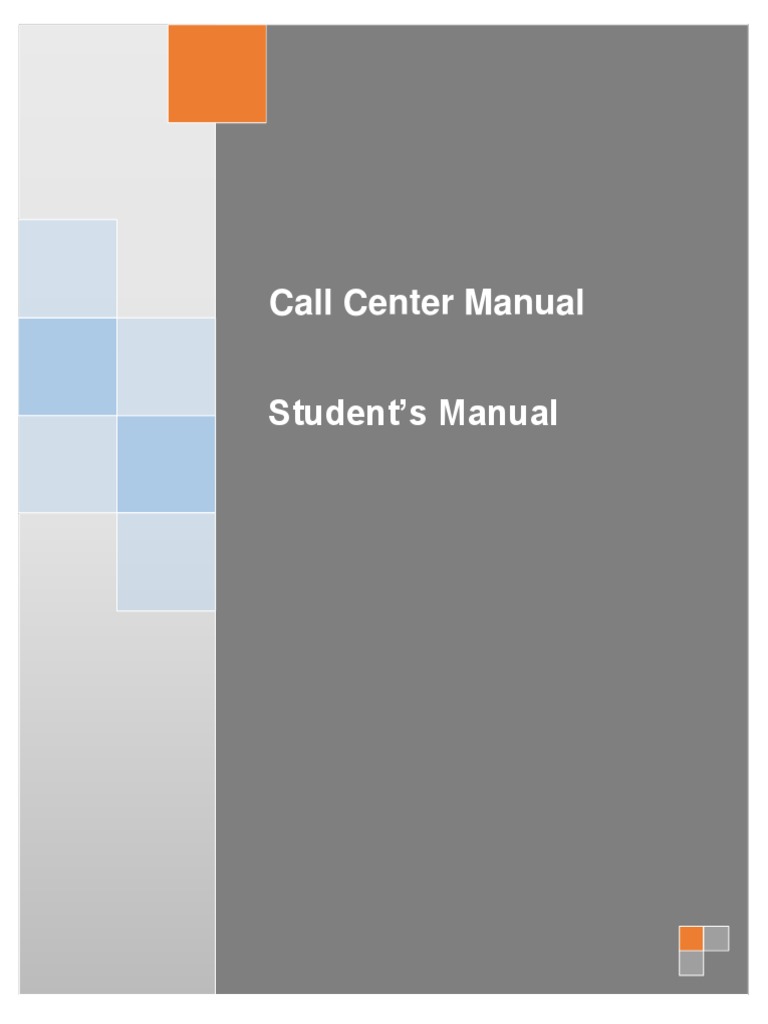 Call Center Student's Manual A2 | PDF | Race And Ethnicity In The ...