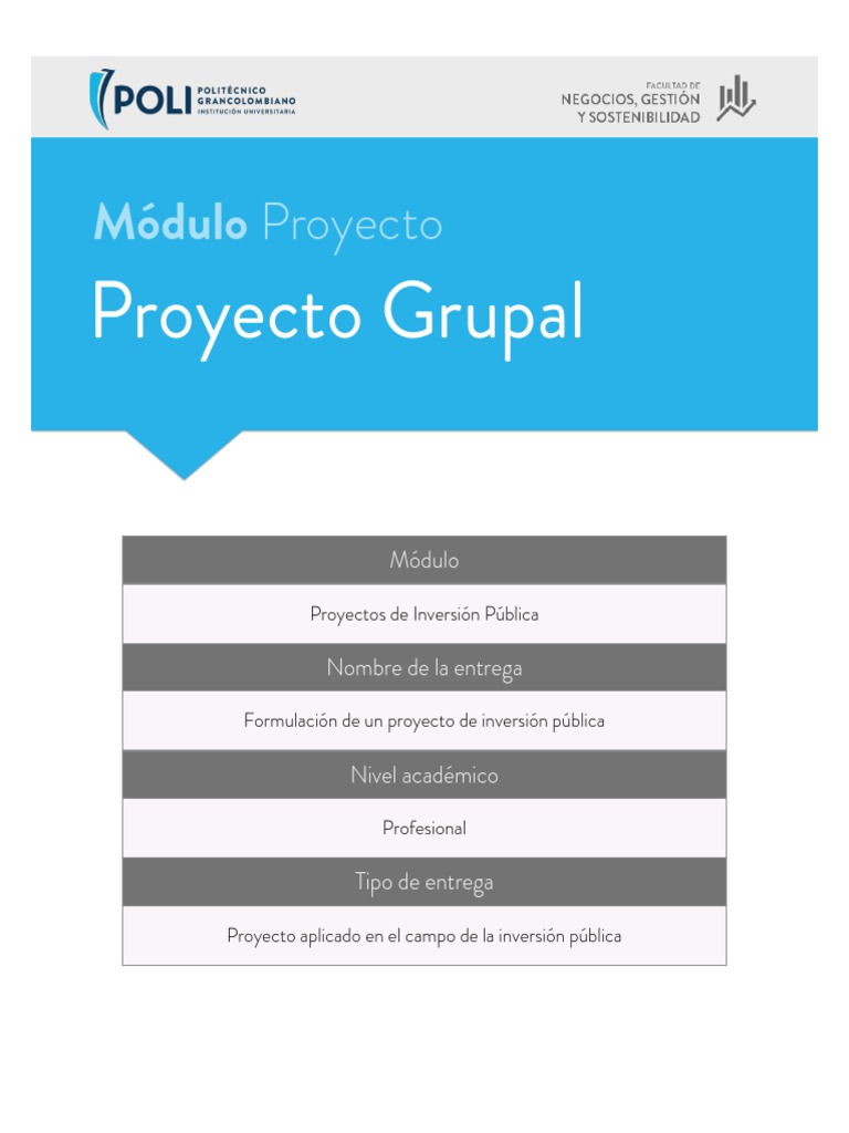 Módulo Proyecto | PDF | Presupuesto