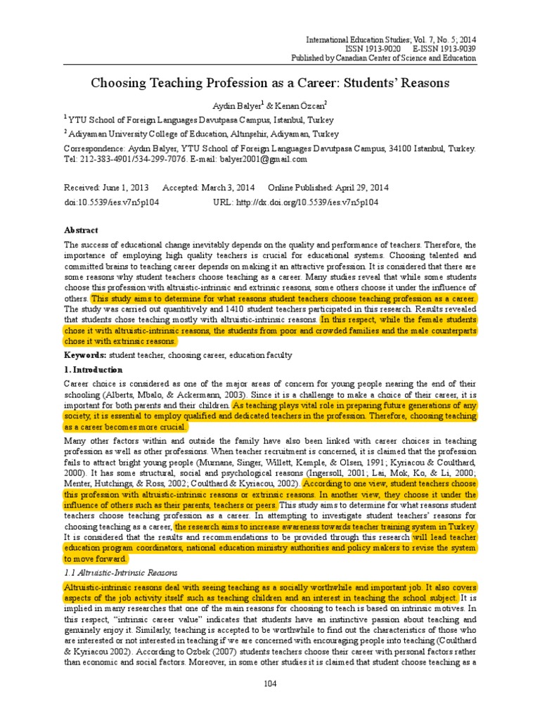 Balyer y Ozcan, 2014 | PDF