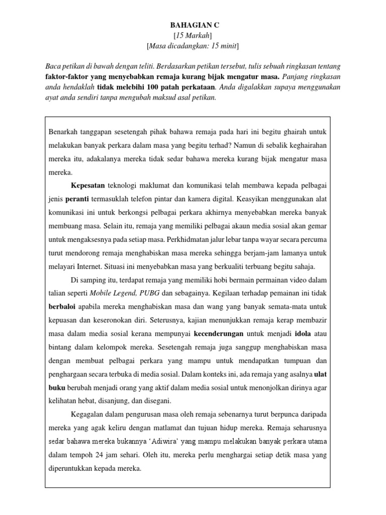 Latihan Ringkasan 11032021 | PDF