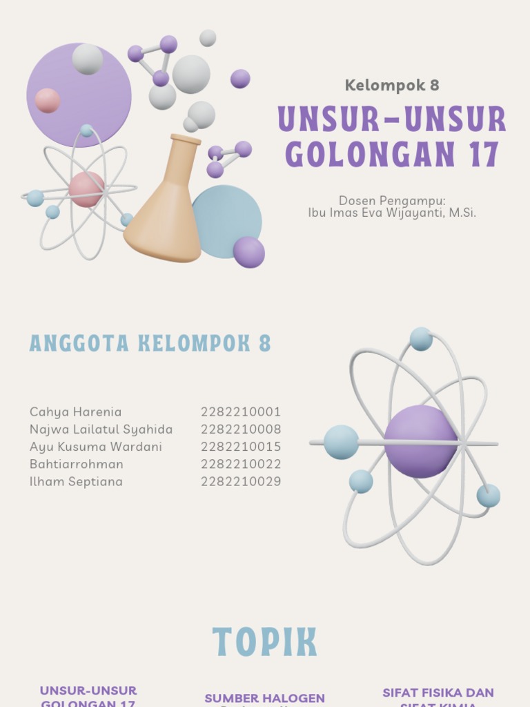 Unsur Halogen dalam Golongan 17 | PDF