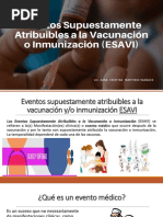 Manual ESAVI 2025: Vigilancia Vacunal | PDF | Vacunación | Vacunas