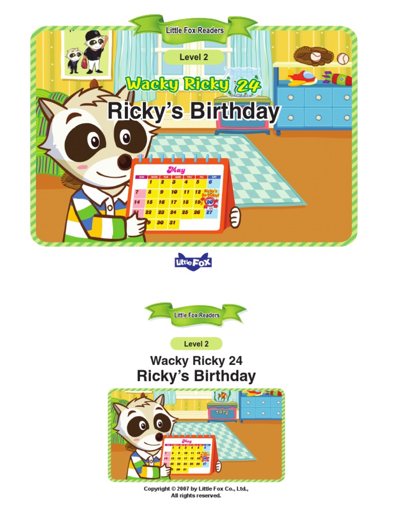 L2.024.Wacky Ricky 24 - Ricky_s Birthday | PDF