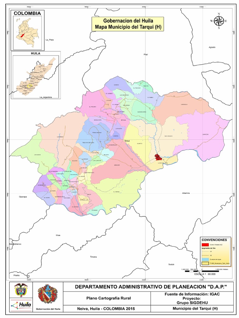 Mapa Político Tarqui | PDF