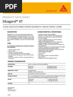 Sikagard 7000 CR | PDF | Concrete | Volatile Organic Compound