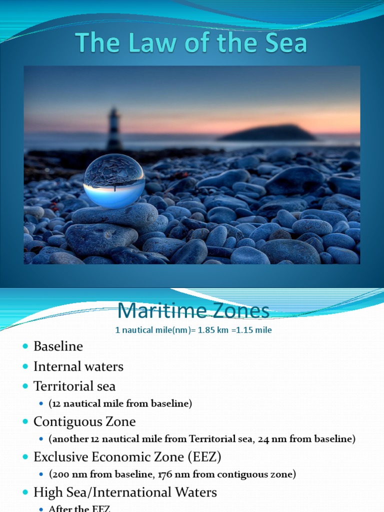 Maritime Zones Explained | PDF | Territorial Waters | Exclusive Economic Zone