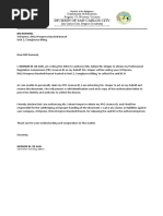 PRC Authorization Letter | PDF