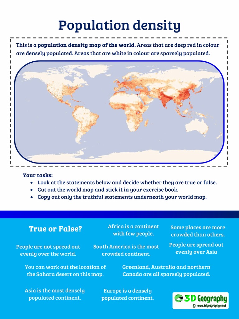 population density world map - 2014 | PDF