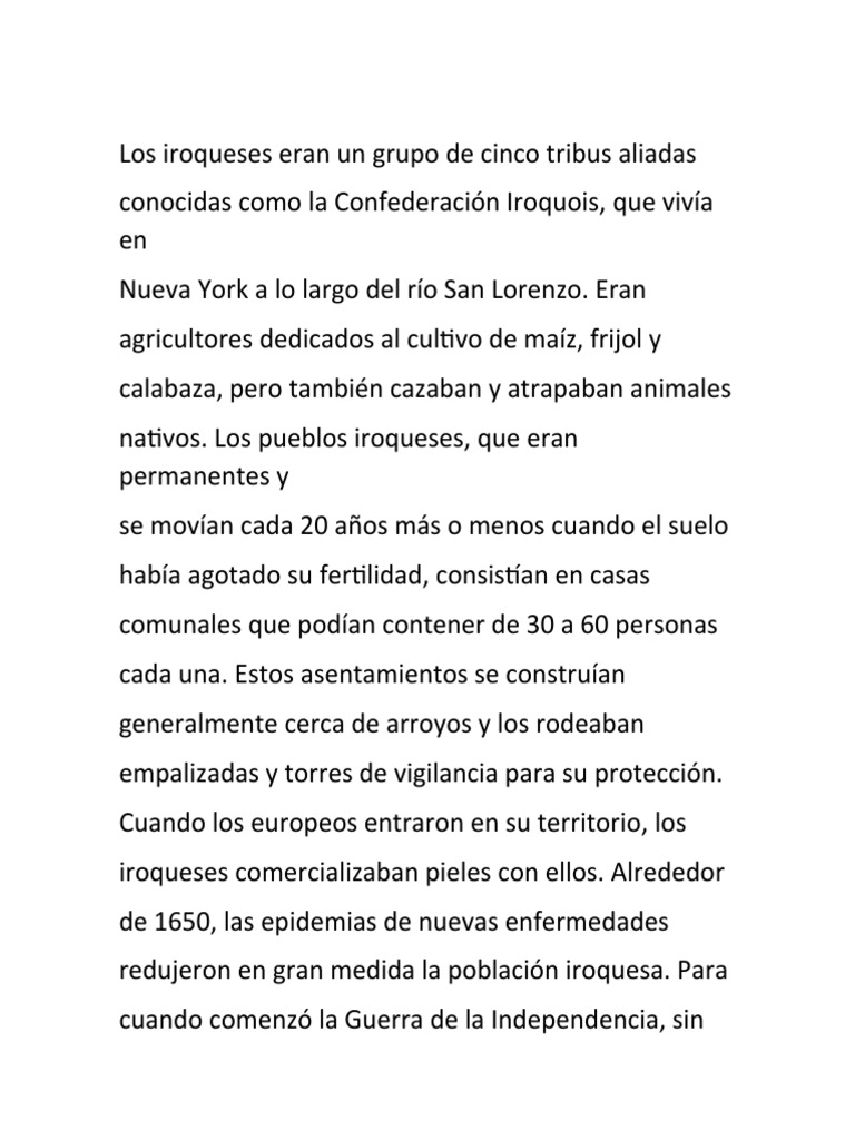 Iroqueses | PDF