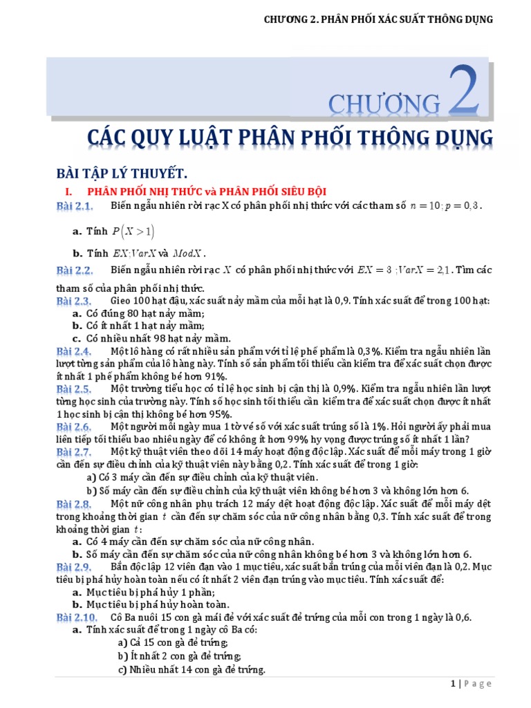 C2 - Baitap - Phan Phoi Thong Dung | PDF