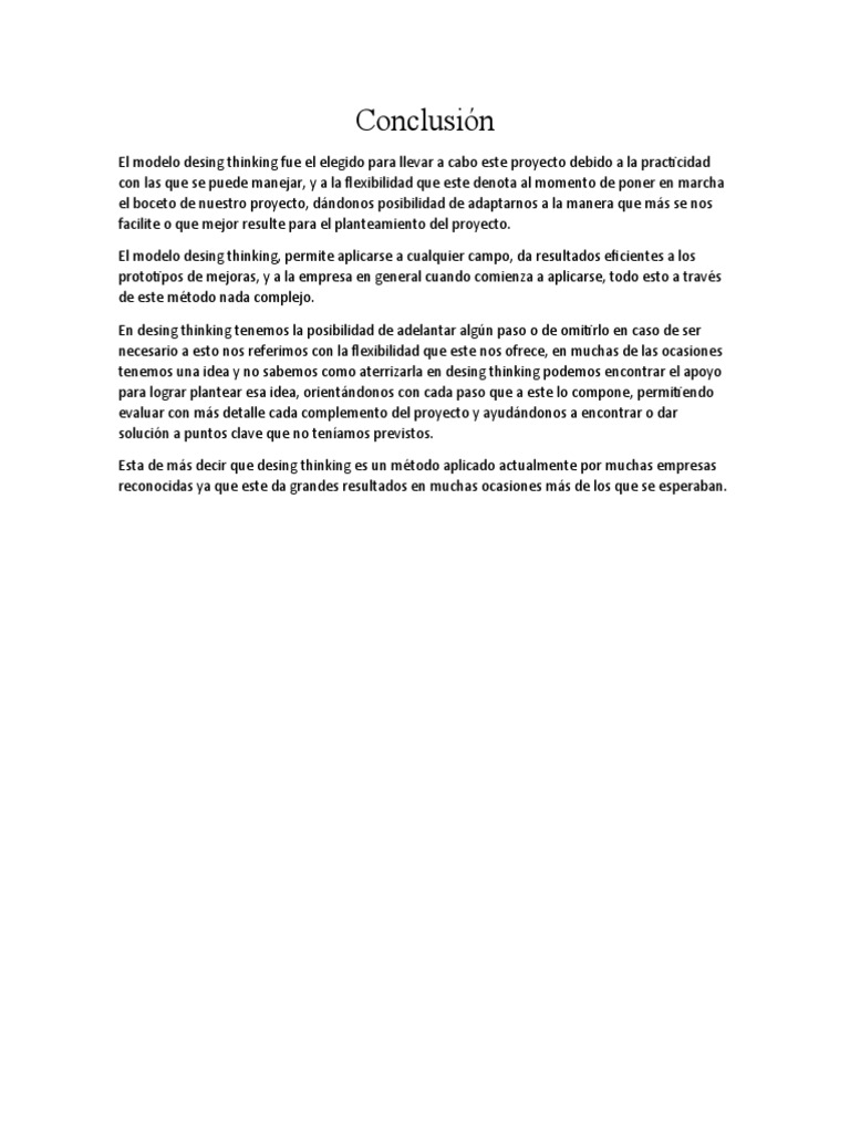 Conclución | PDF