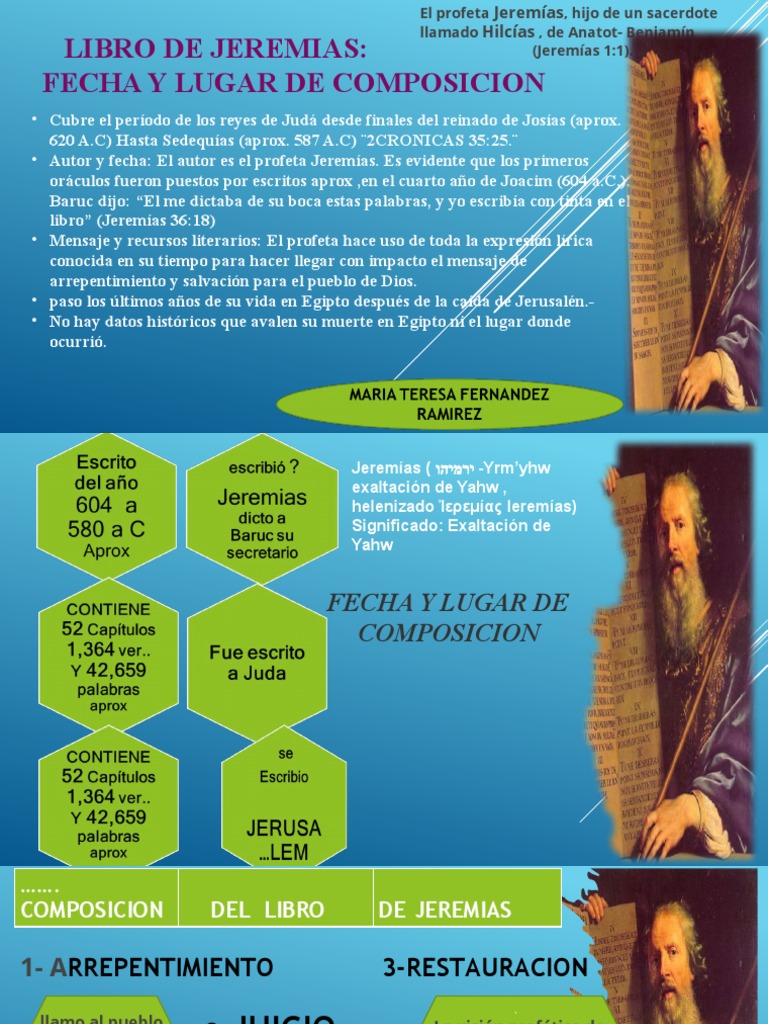Profeta Jeremías: Mensaje y Contexto | PDF | Jeremías | El antiguo ...