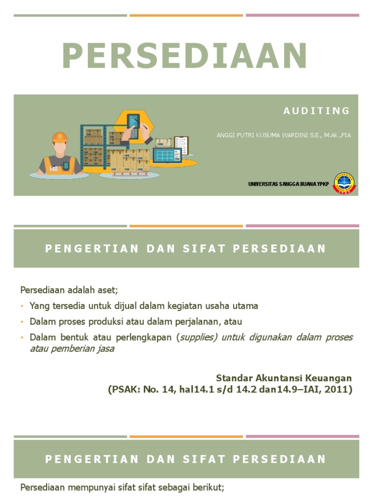 Persediaan: Auditing | PDF