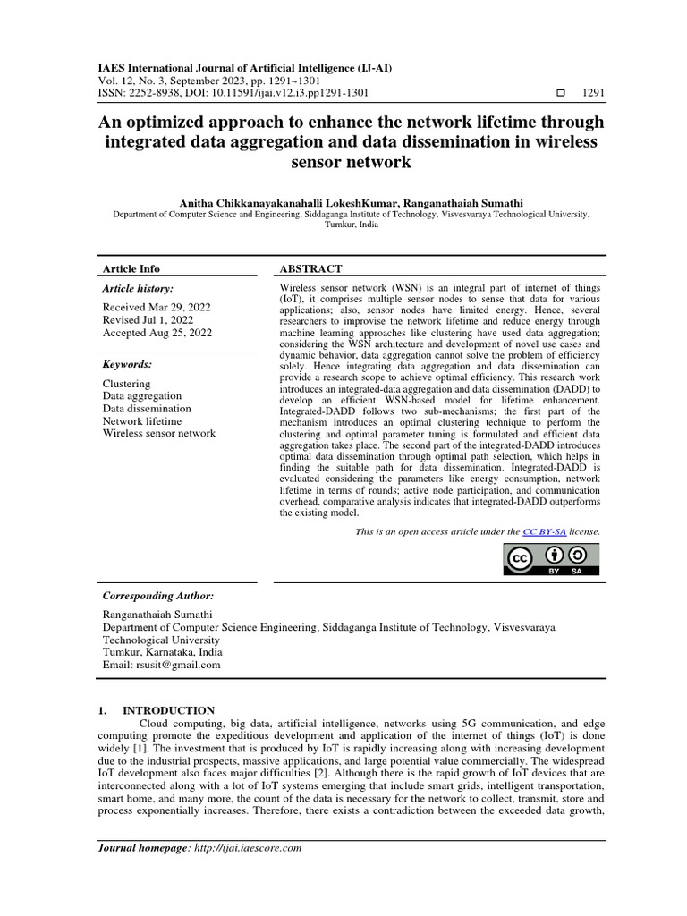 An Optimized Approach To Enhance The Network Lifetime Through Integrated Data Aggregation And