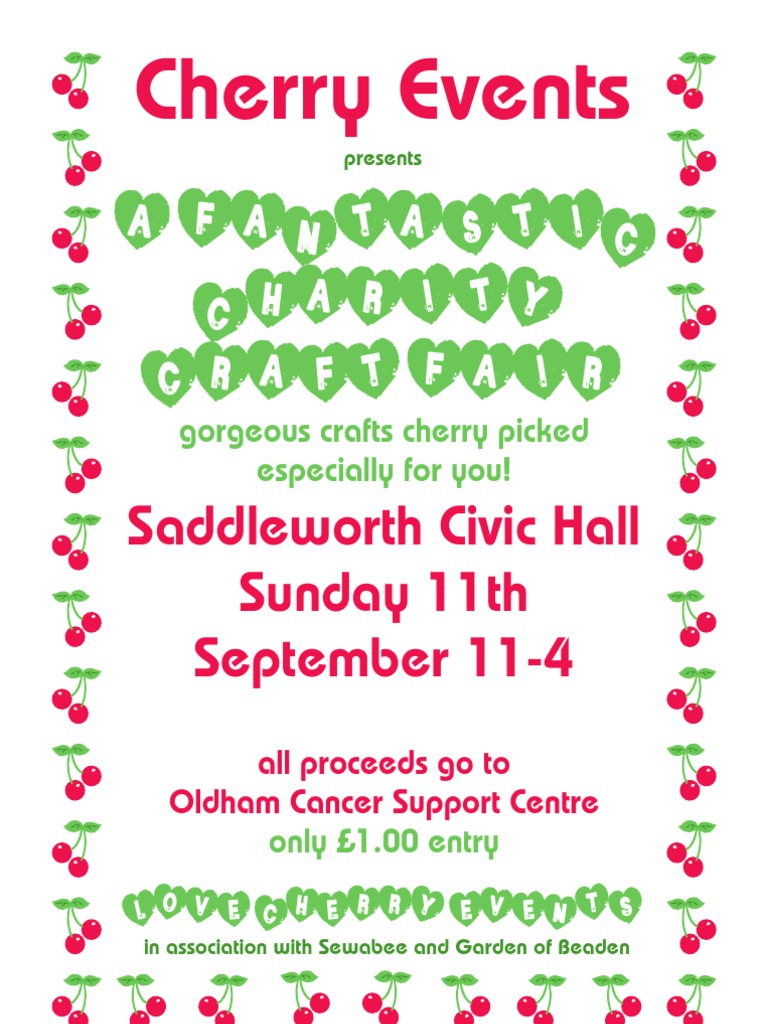 Charity Craft Fair at Saddleworth Hall | PDF