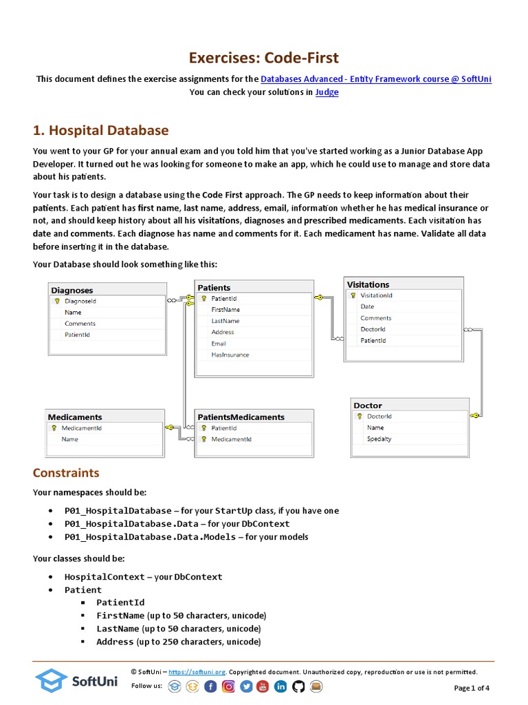 04entity Relations More Exercises Pdf Databases Software 