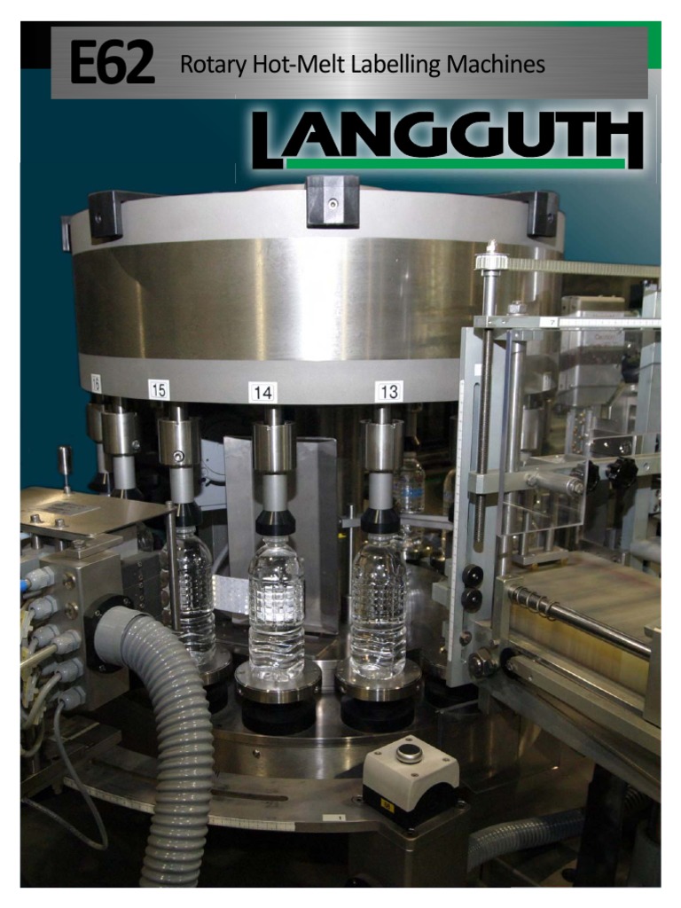 Rotary Hot-Melt Labelling Machines | PDF | Adhesive | Mechanical ...