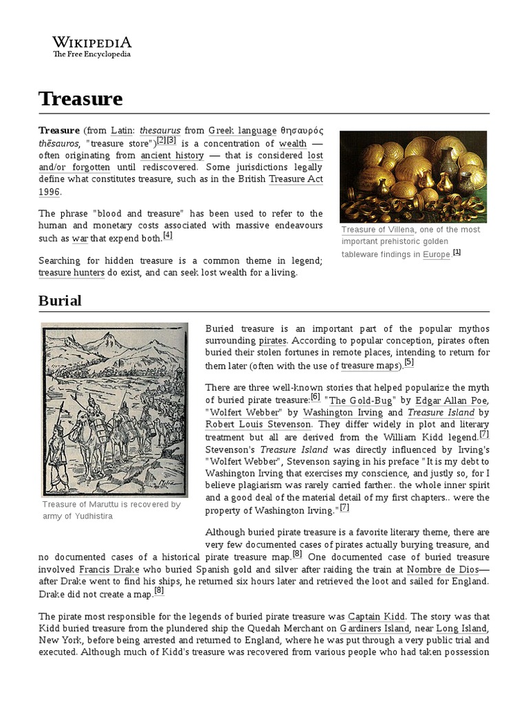 Treasure | PDF | Treasure | Wealth