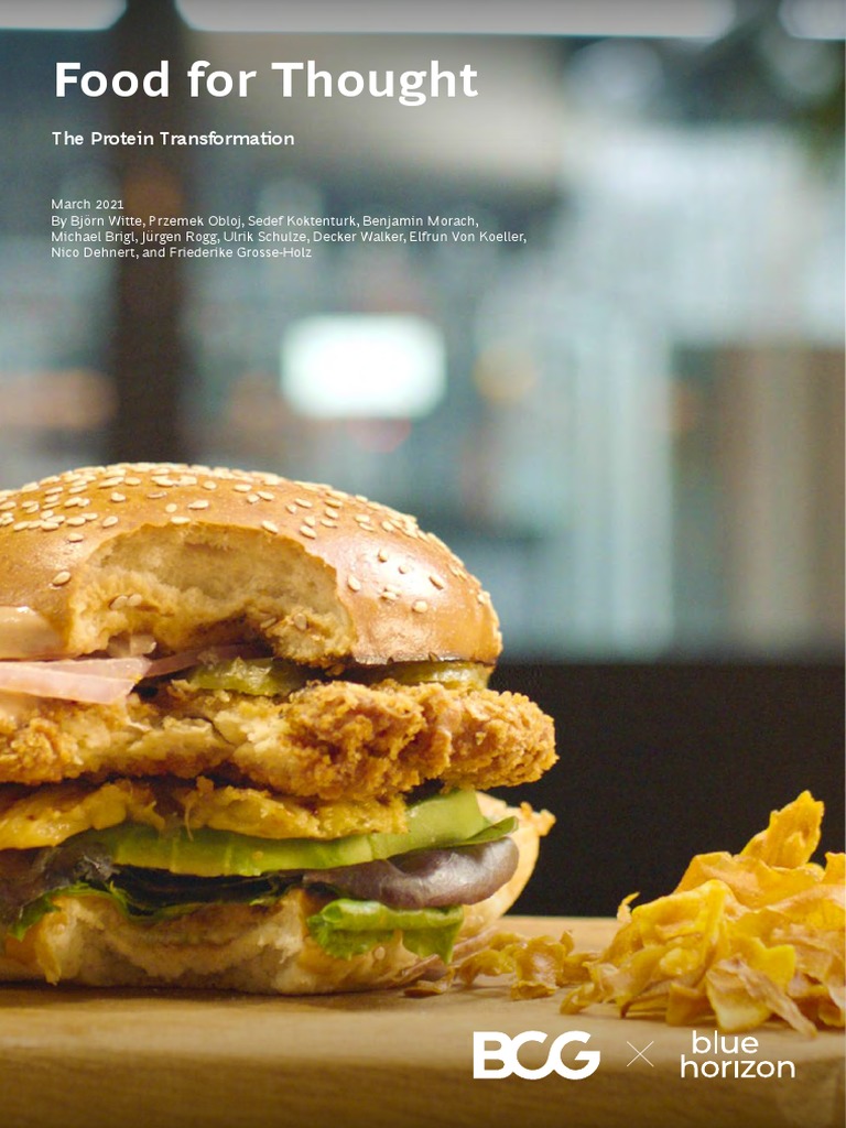 Food For Thought: The Protein Transformation | PDF | Meat | Soybean