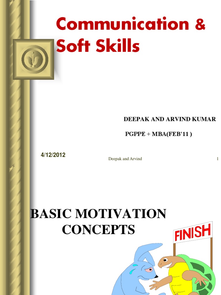 Basic Motivation Concepts | PDF | Self Actualization | Motivation