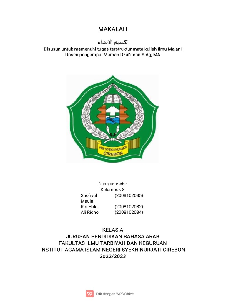 Kel-8 Ilmu Maani | PDF