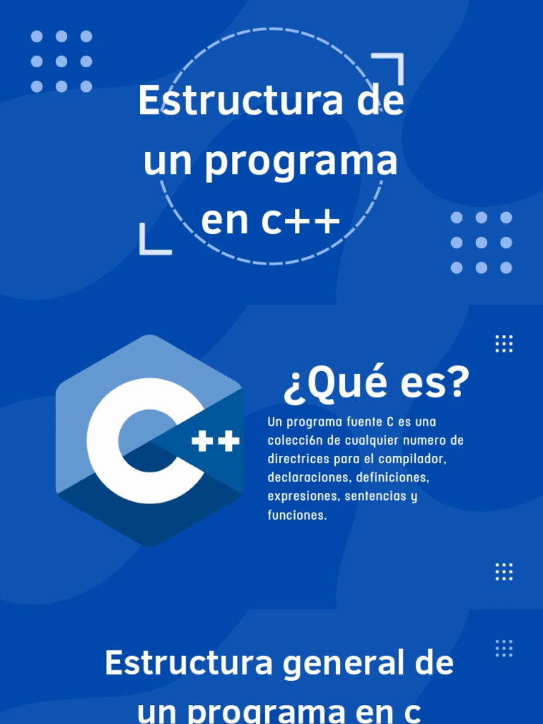 Estructura de Un Programa en C++ | PDF