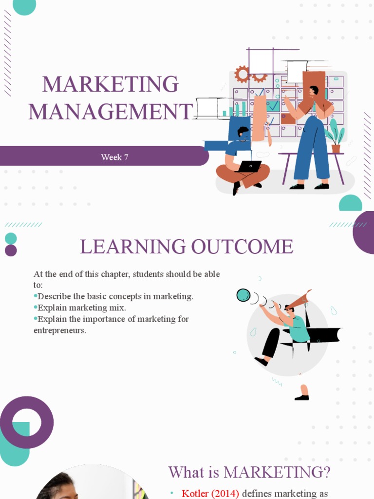 Week07 - Marketing Management - ADDITIONAL | PDF | Marketing | Sales