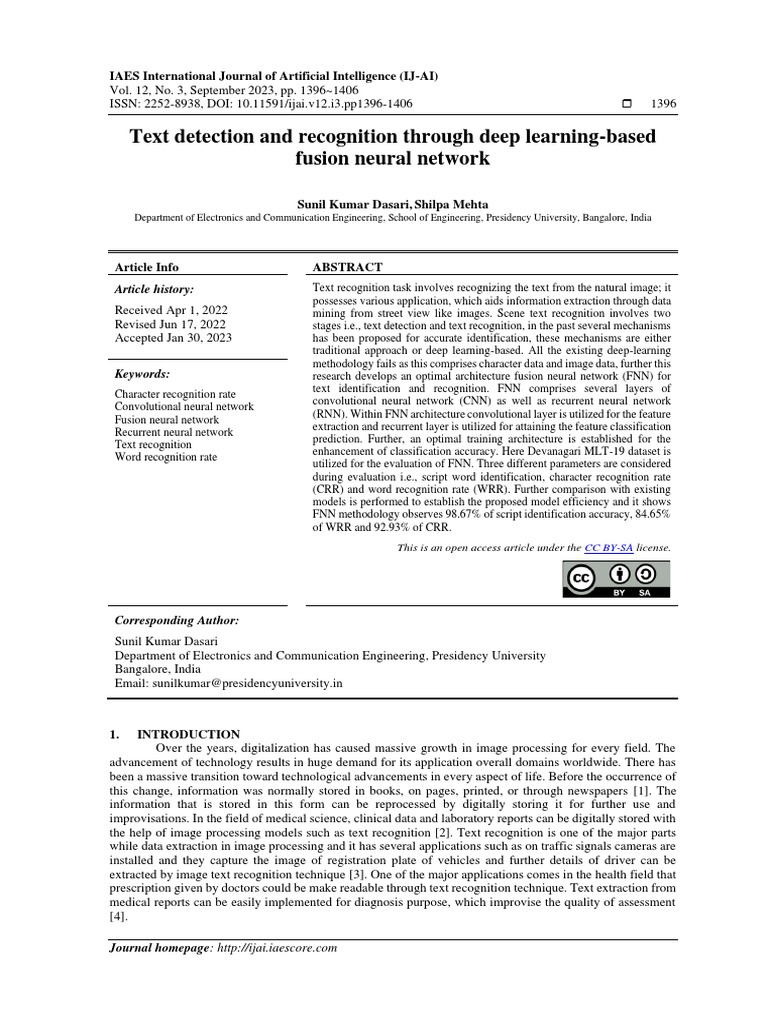 Text Detection And Recognition Through Deep Learning Based Fusion 6313