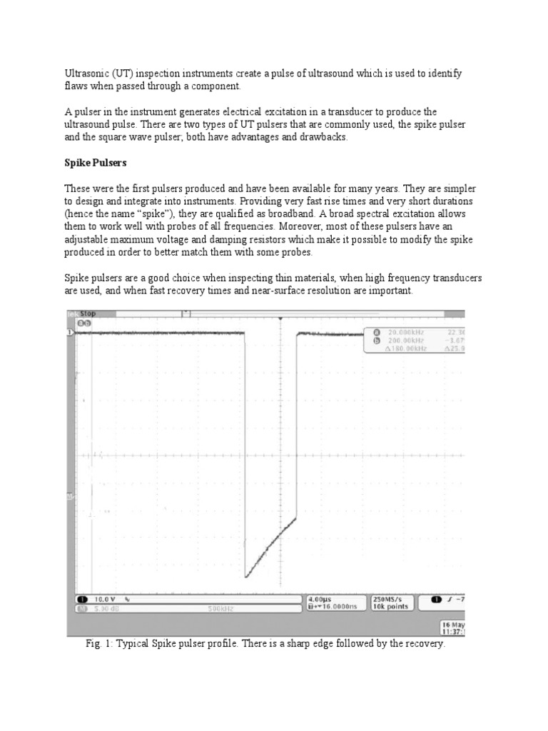 Types of Pulser | PDF | Ultrasound | Pulse