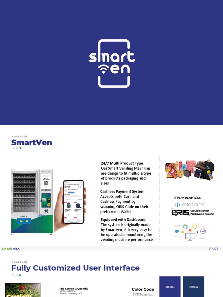 SmartVen Vending Machine Features | PDF | Vending Machine | Software