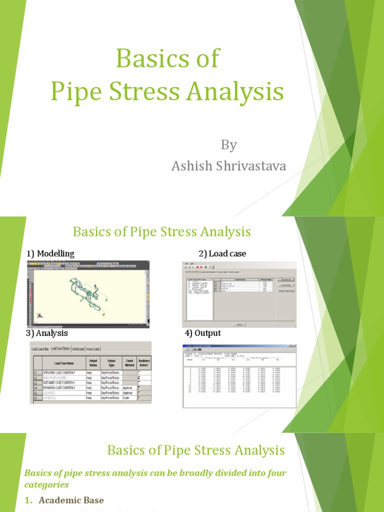 Basics of Pipe Stress Analysis | PDF | Deformation (Engineering ...