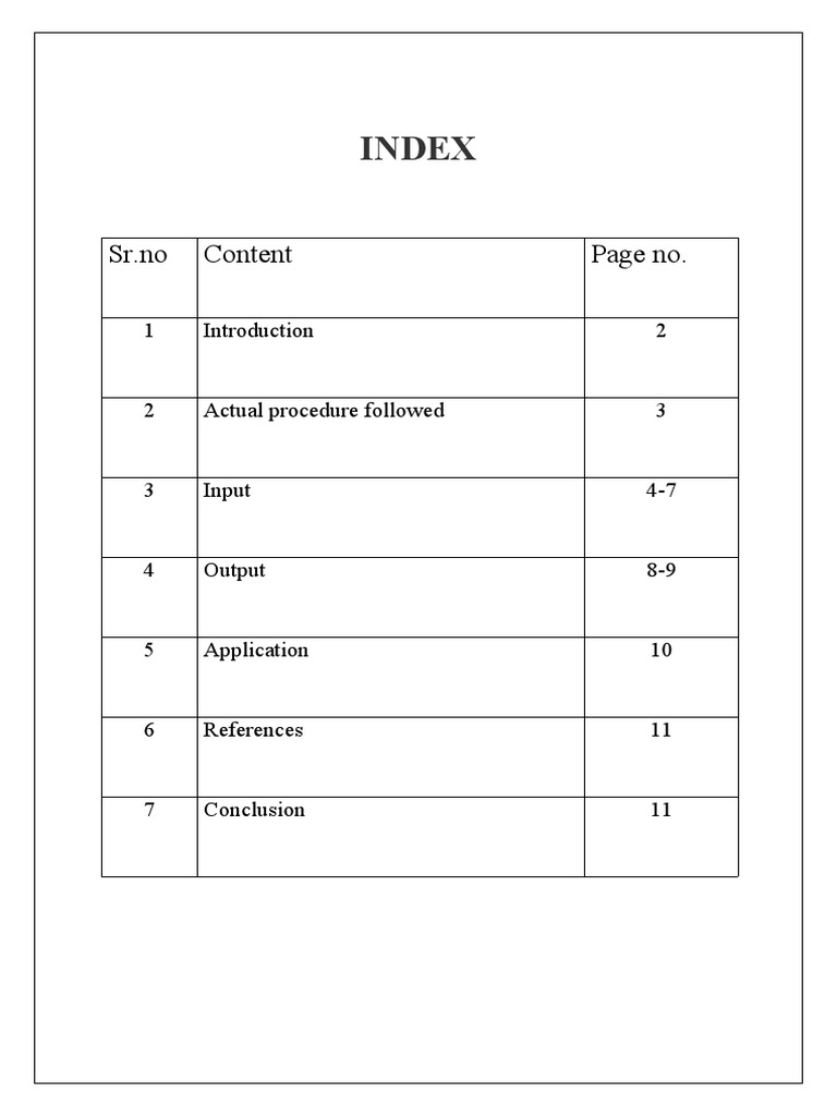 Index: SR - No Content Page No | Download Free PDF | Banks | Analytics