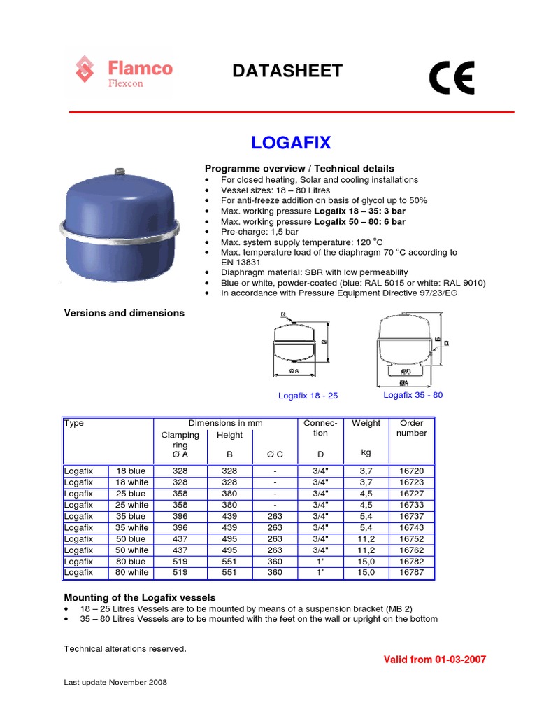 Datasheet Logafix Nov 2008 | PDF | Manufactured Goods | Chemical ...