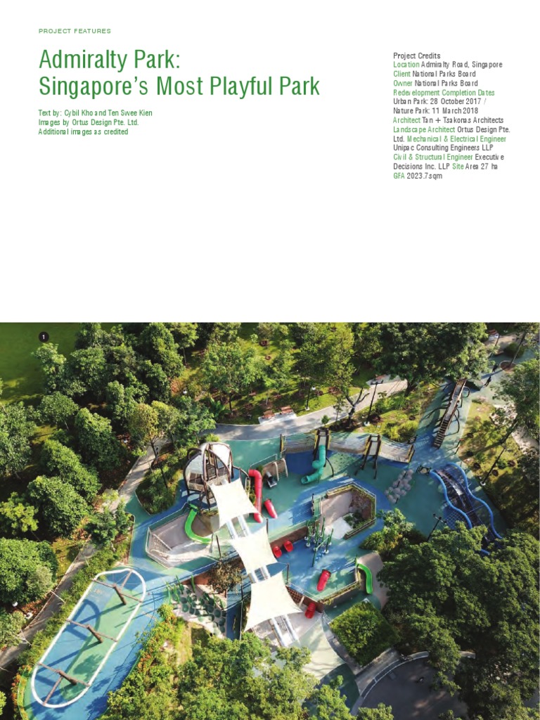 Admiralty Park: Singapore's Most Playful Park | PDF | Nature | Ecology
