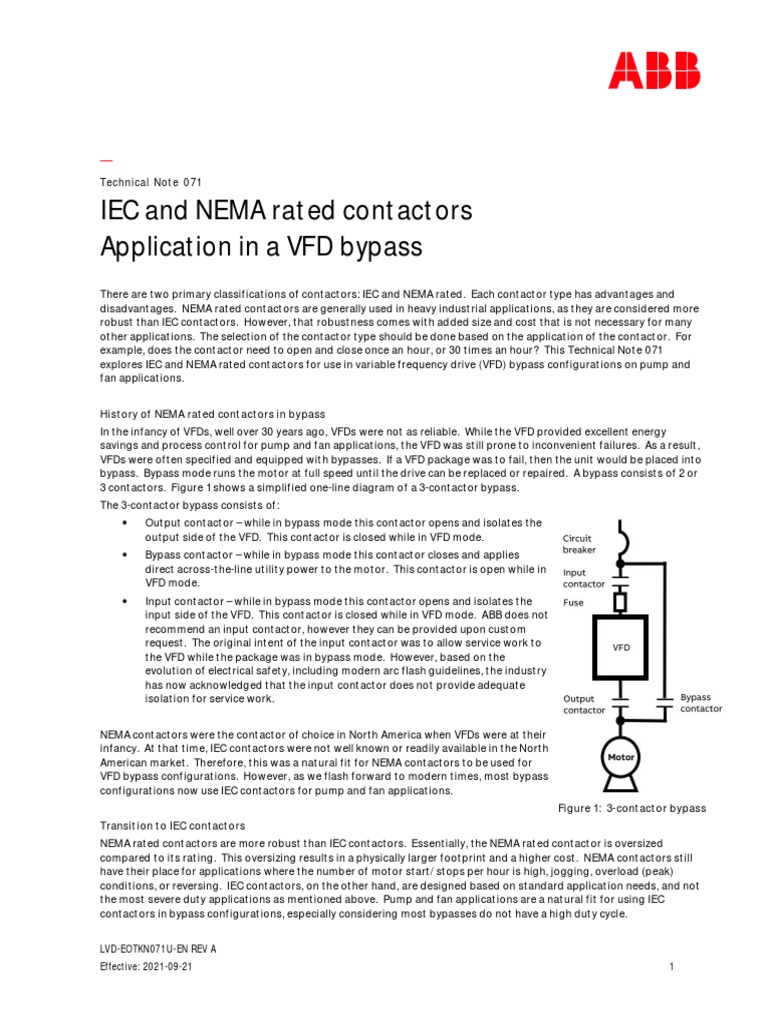 Bypass Contactor 2 | PDF | Electrical Engineering | Electricity