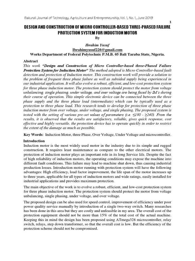Construction and Design of Induction Motor | Download Free PDF ...
