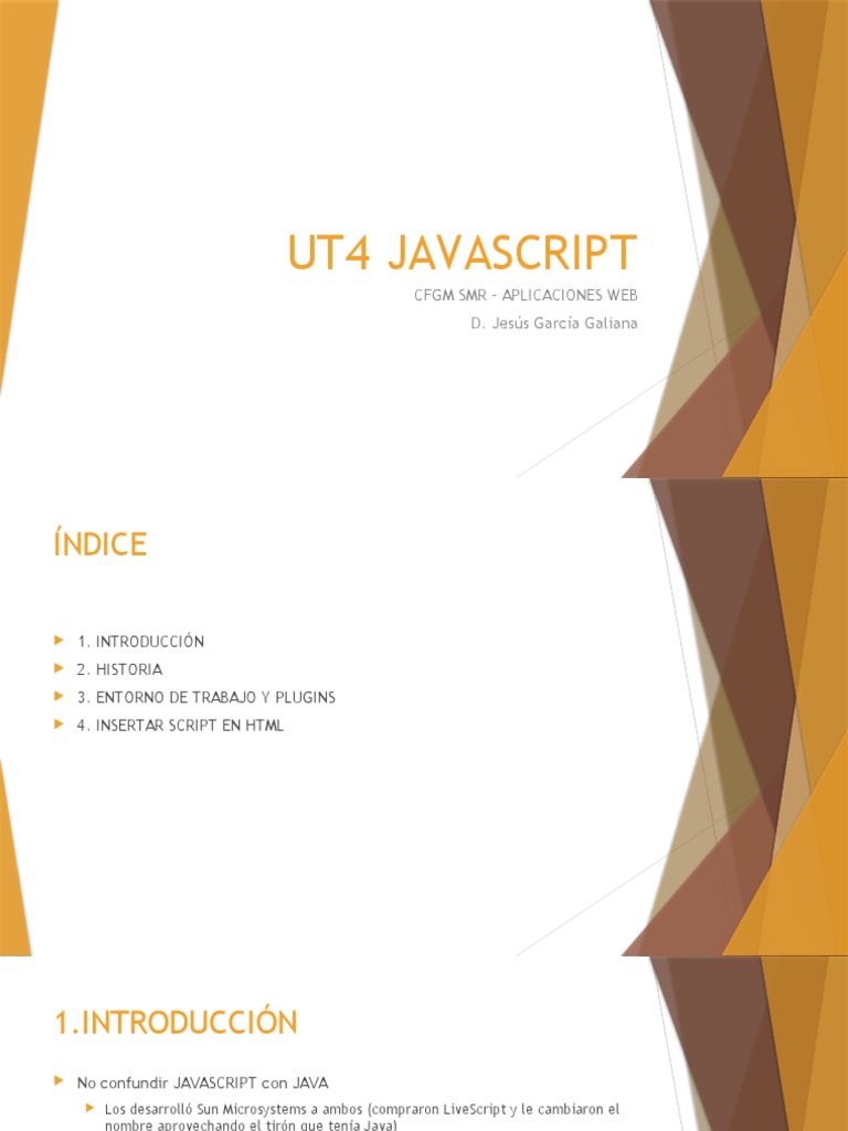 Introducción a JavaScript en CFGM SMR | PDF | Script Java | Internet